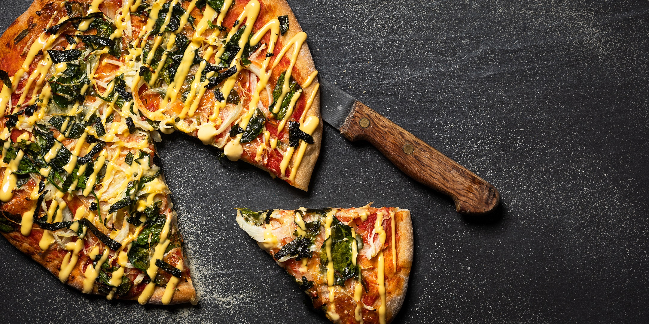 Japanese Okonomiyaki-style Pizza | Wholesale Pizza | Kara Foodservice