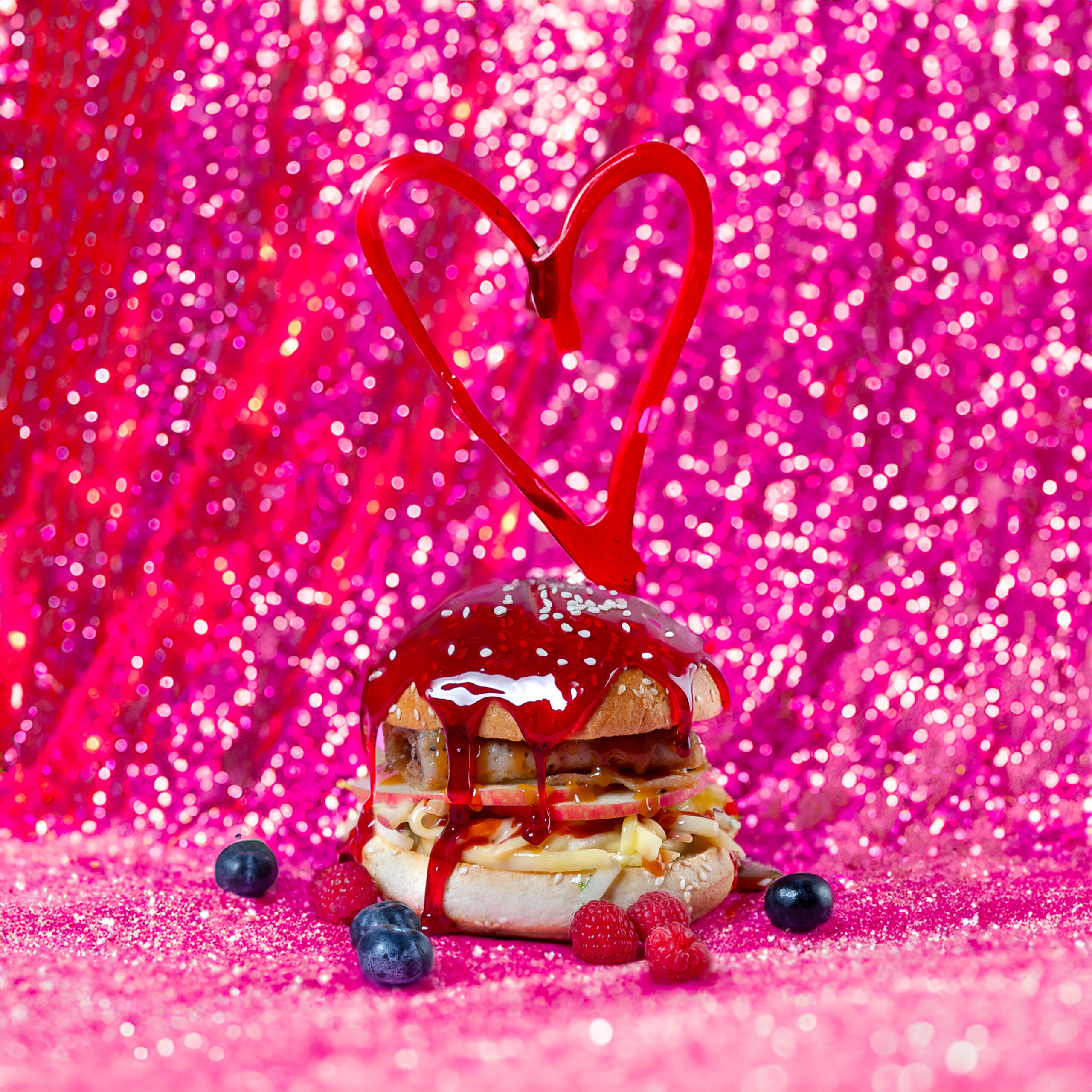 Toffee Apple Fritter Burger - Kara Foods